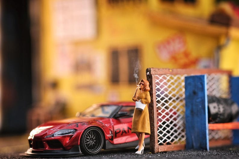 Miniature Figure the Famous Woman Scale 1/64 or 1/87 for Diecast and ...