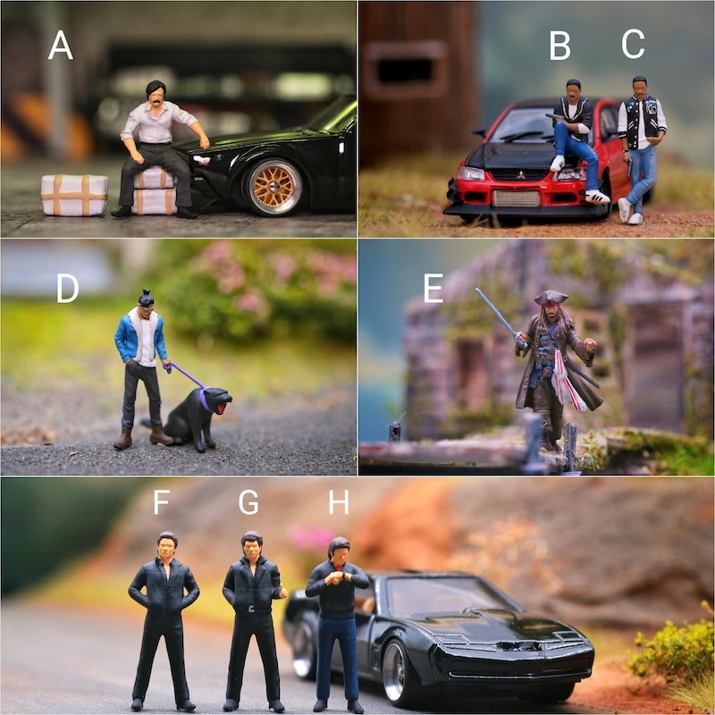 1/64 Scale Figure Set - Etsy UK