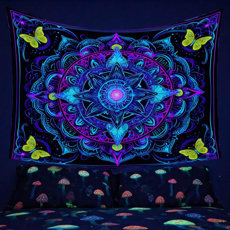 Mandala Tapestry - Etsy