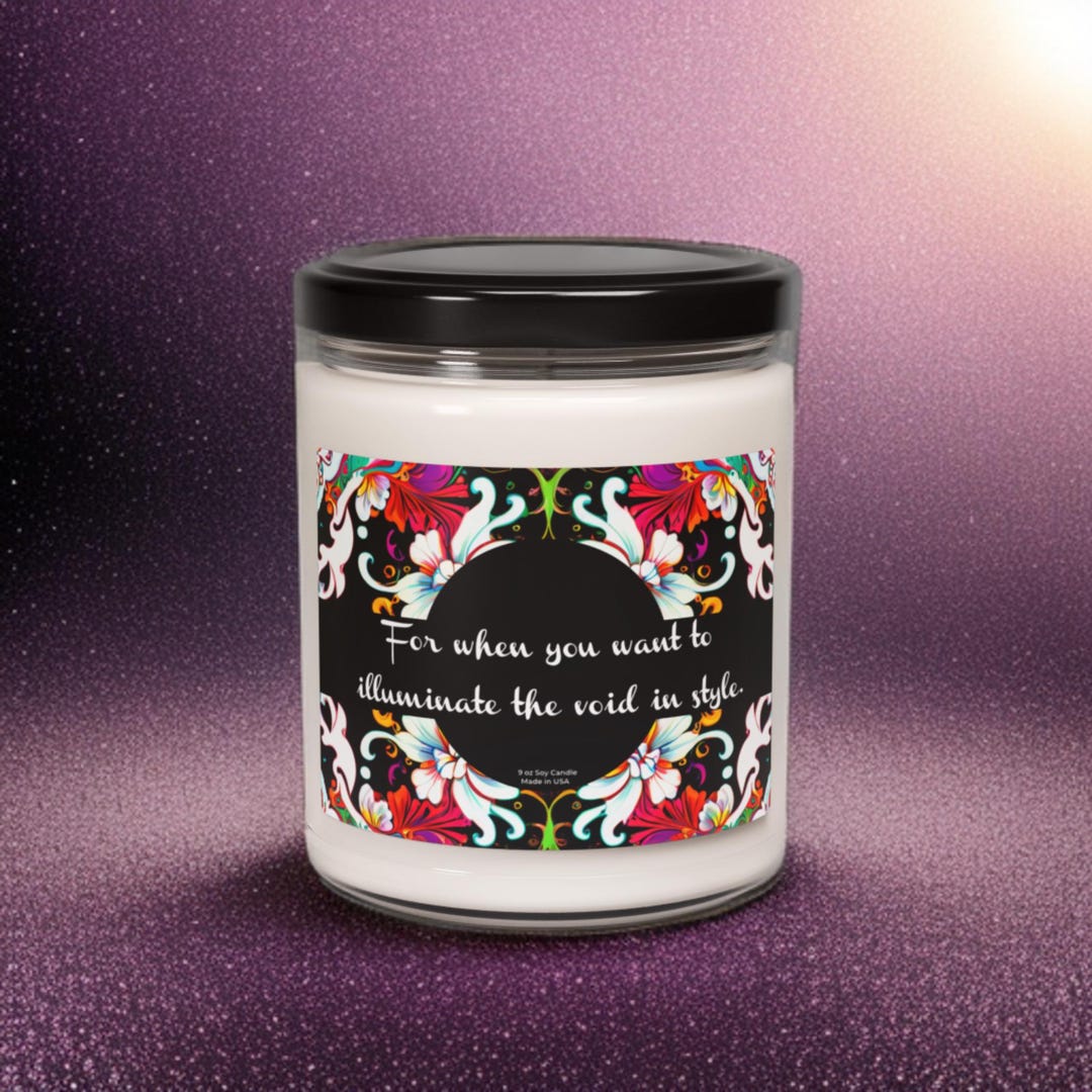 Soy Candle, Dark Humor Design, Colorful Birthday Gift, Funny, Humor ...