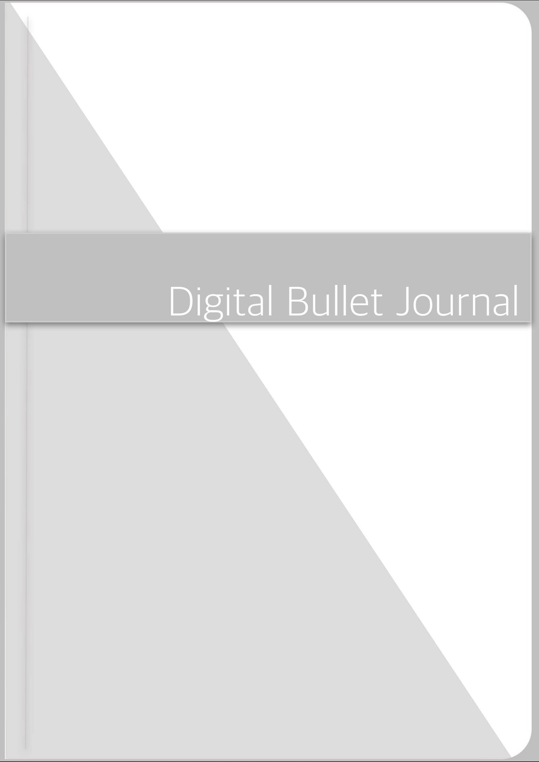 All GRAY Bullet Journal Bujo Planner or Diary With Minimalist Dot Paper ...