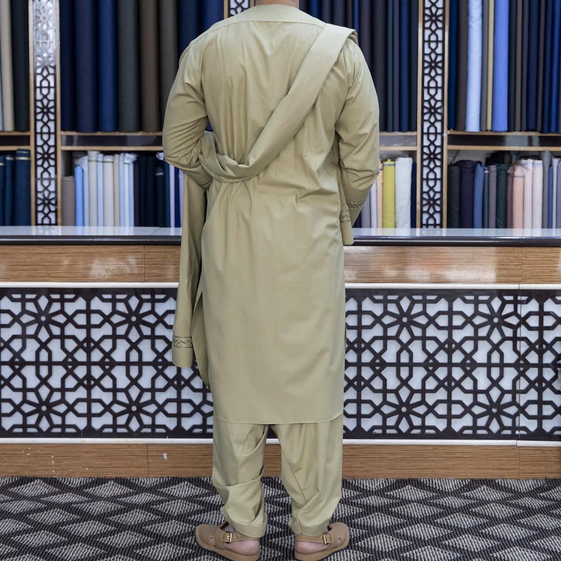 Afghan Clothes for Men, Traditional Menswear Clothing, Pehran O Tunban ...