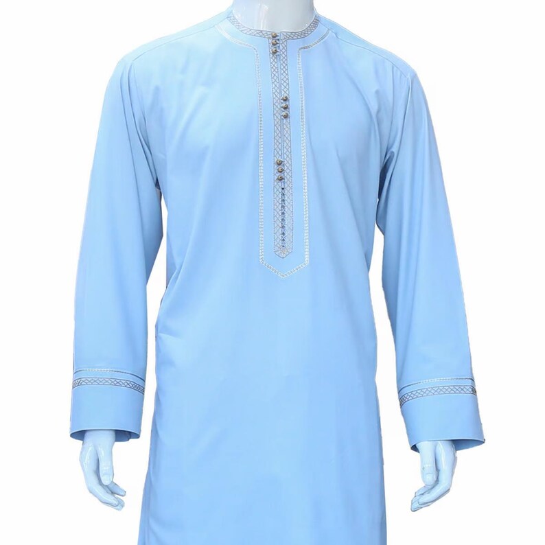 Afghan Men Clothes, Light Blue Color, Pehraan Tunban Simple Afghani Men ...