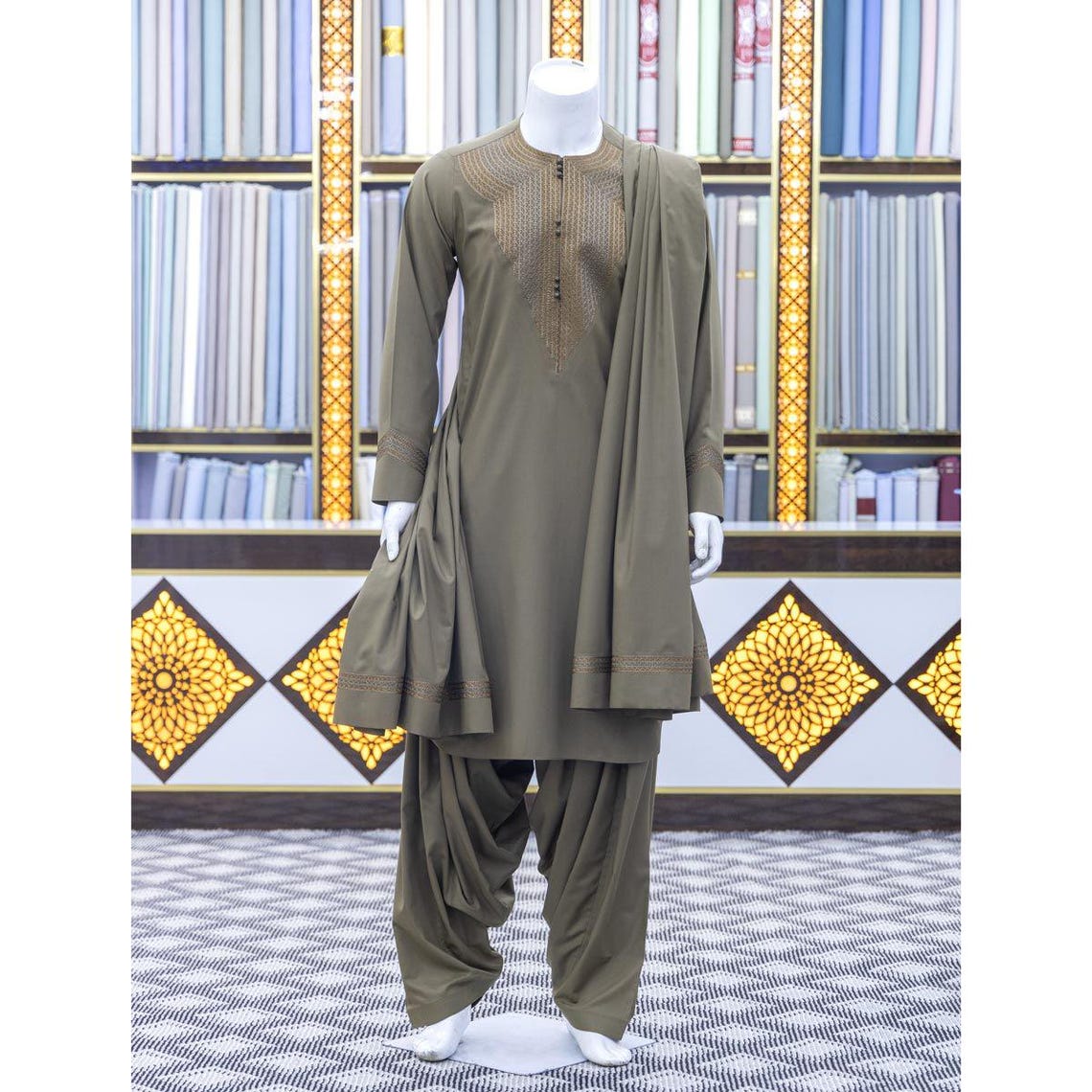 Peran O Tunban | Afghan Traditional Embroidered Men's Clothes |arabic ...