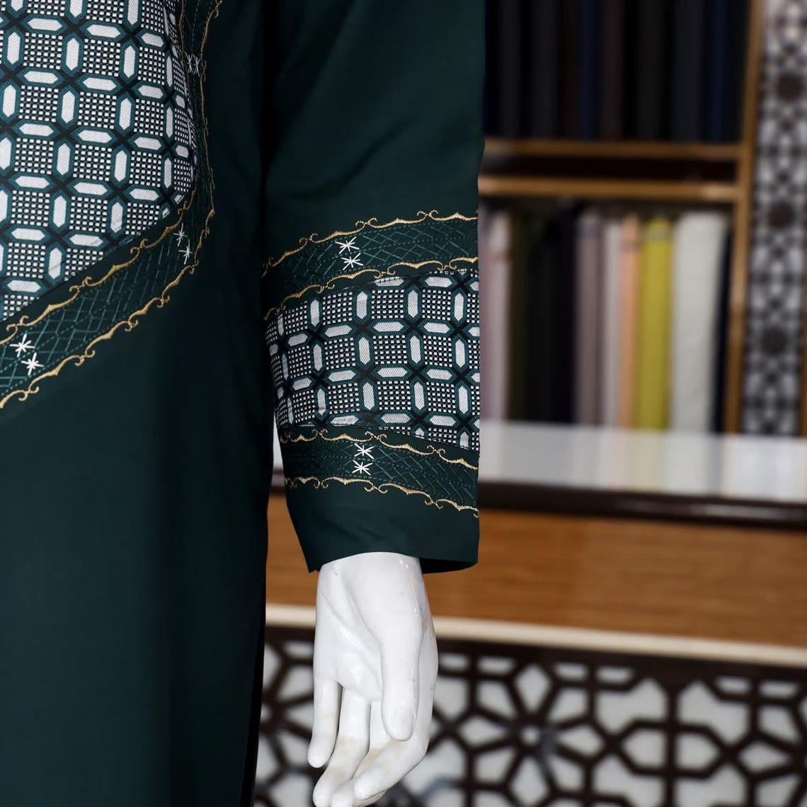 Traditional Afghan Perahan O Tunban for Men – Elegant Green With ...