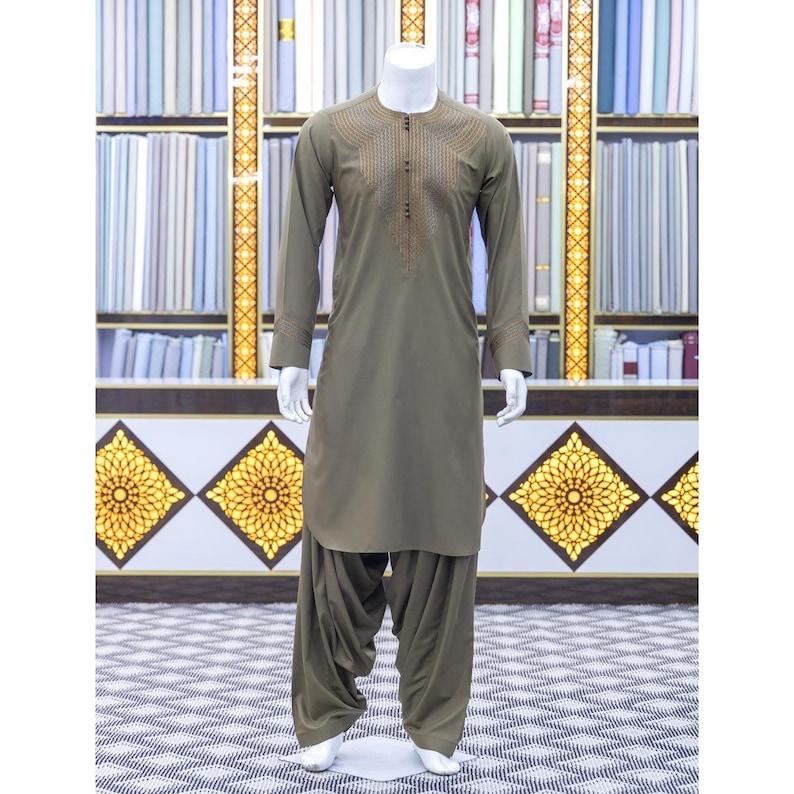Peran O Tunban Afghan Traditional Embroidered Men's Clothes arabic ...