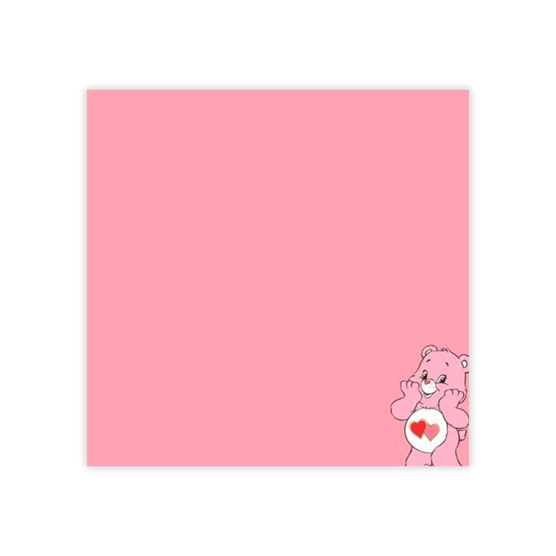 Pink Care Bear Post-it® Note Pads - Etsy
