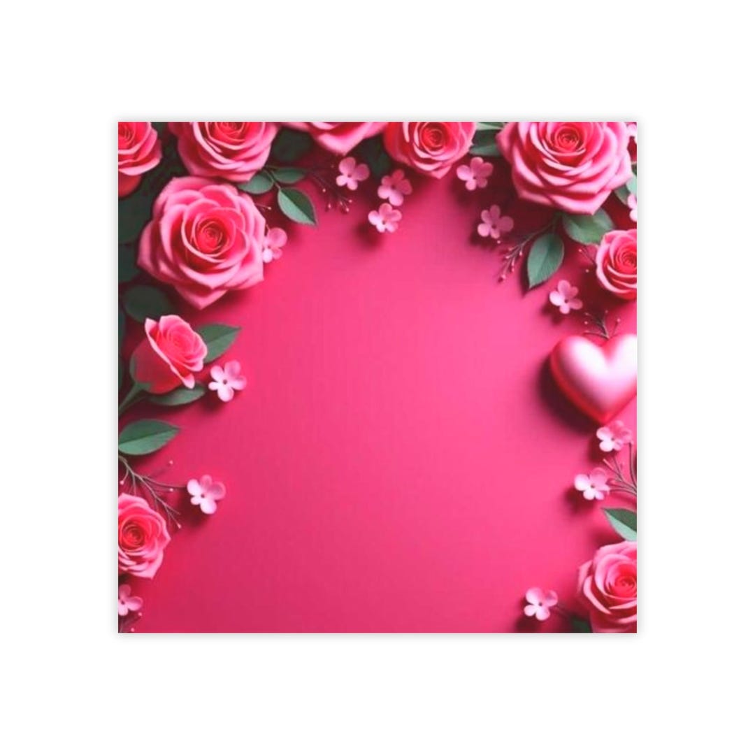 Valentine's Day Pink Roses Post-it® Note Pads - Etsy