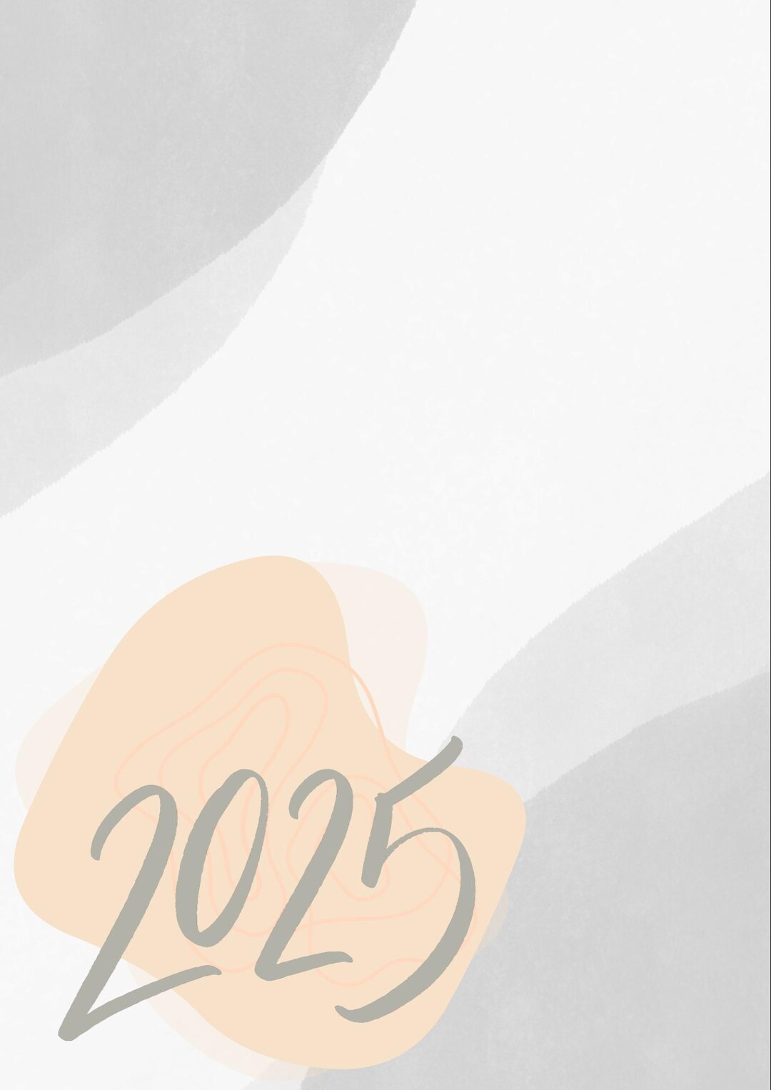 2025 Digital Printable Calendar – Downloadable & Customizable Monthly ...