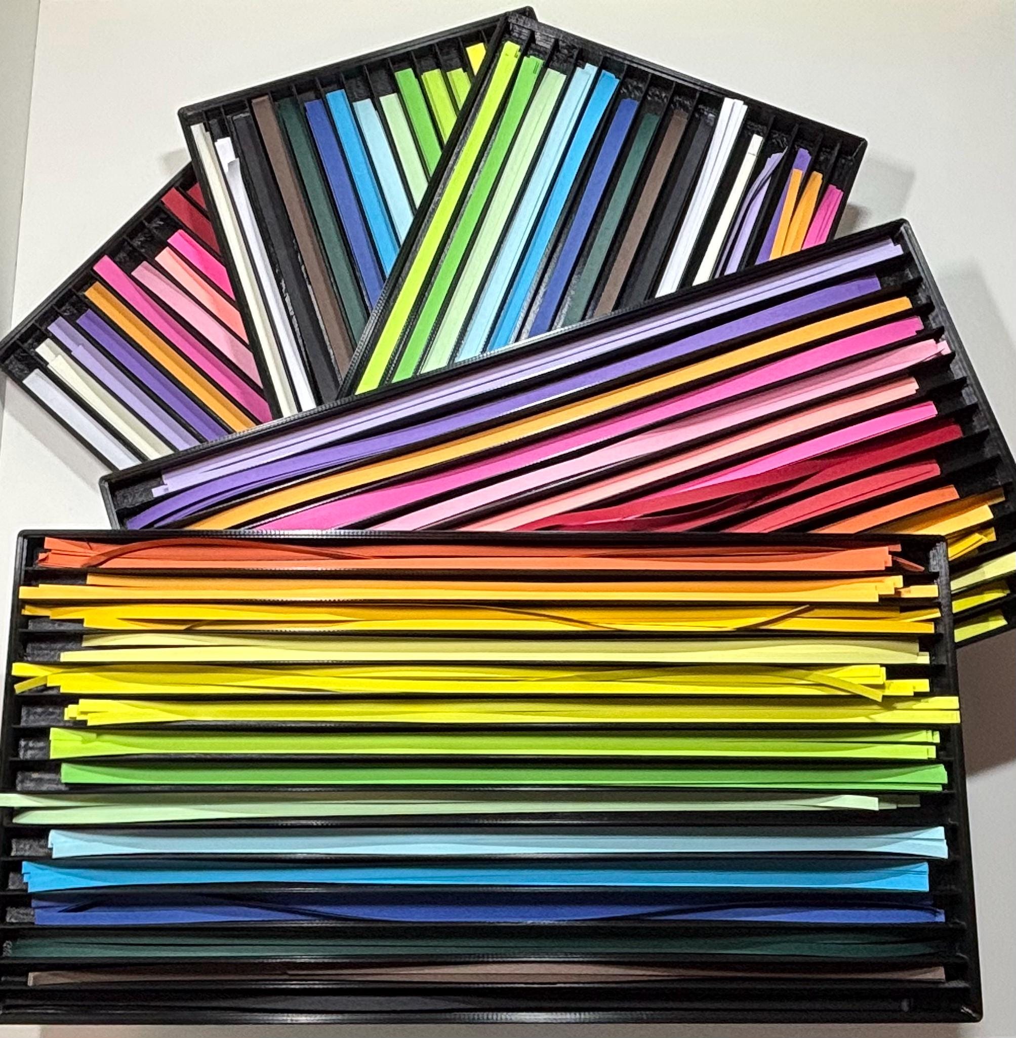 3D Printed Quilling Paper Organizer Tray | Modular Craft Storage (14 or ...