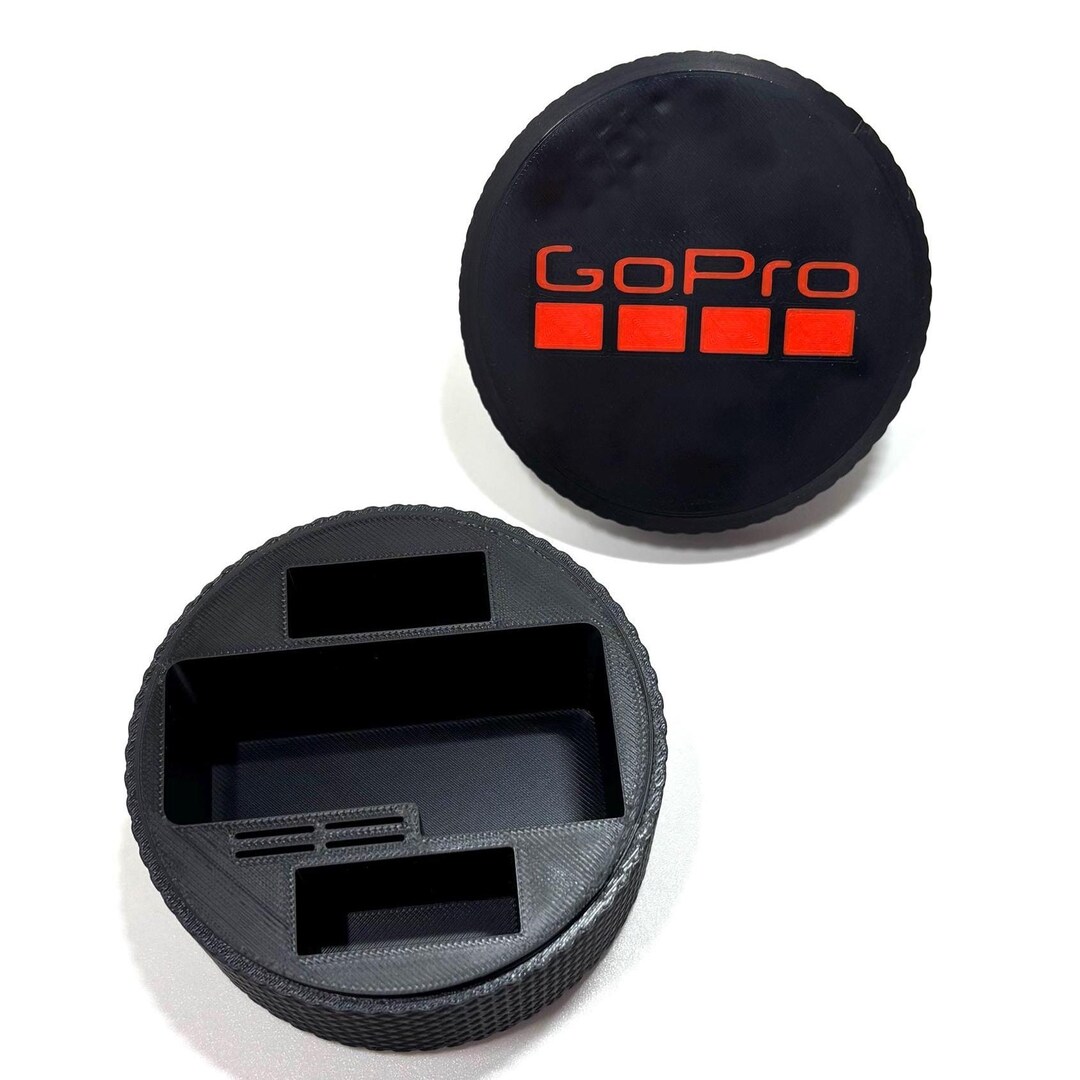 Gopro Hard Case Organizer | Compact 3D Printed Protective Storage Case ...