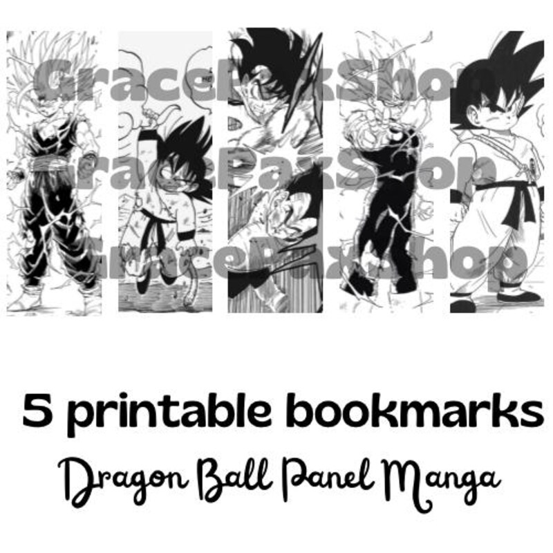 Goku Manga Panel - Etsy