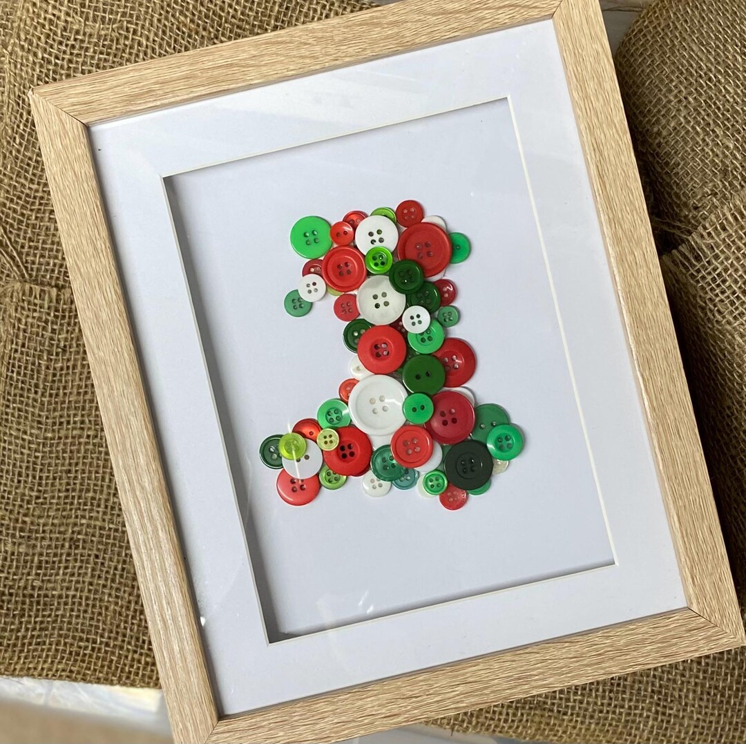 Handmade Map of Wales Using Buttons - Etsy