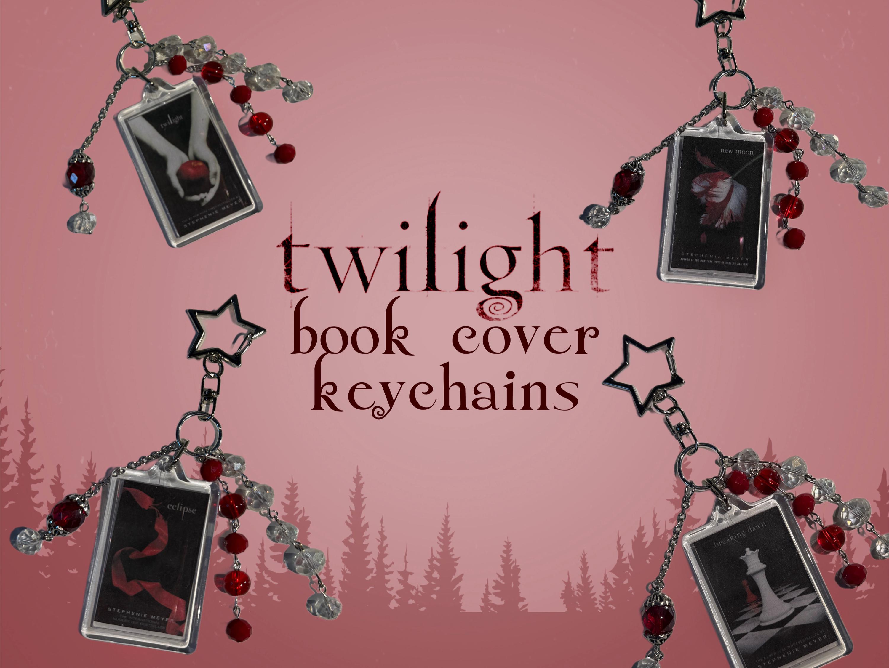 Twilight Saga Keychain - Choose a Book Cover - Etsy