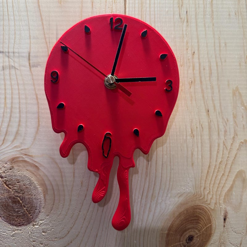 Melting Clock - Etsy