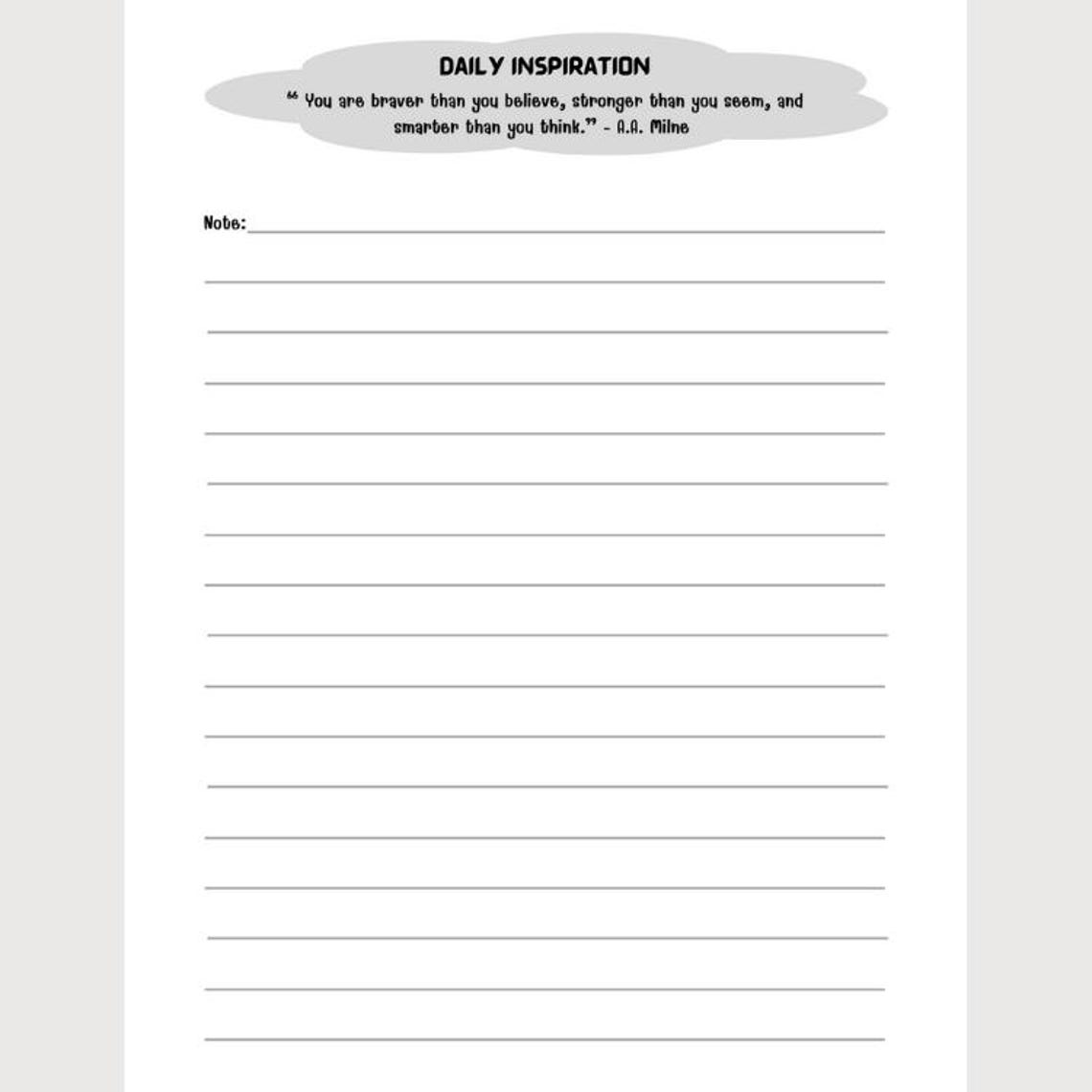 Printable Teen Mood Tracker & Journal Prompts: Daily Check-in for ...