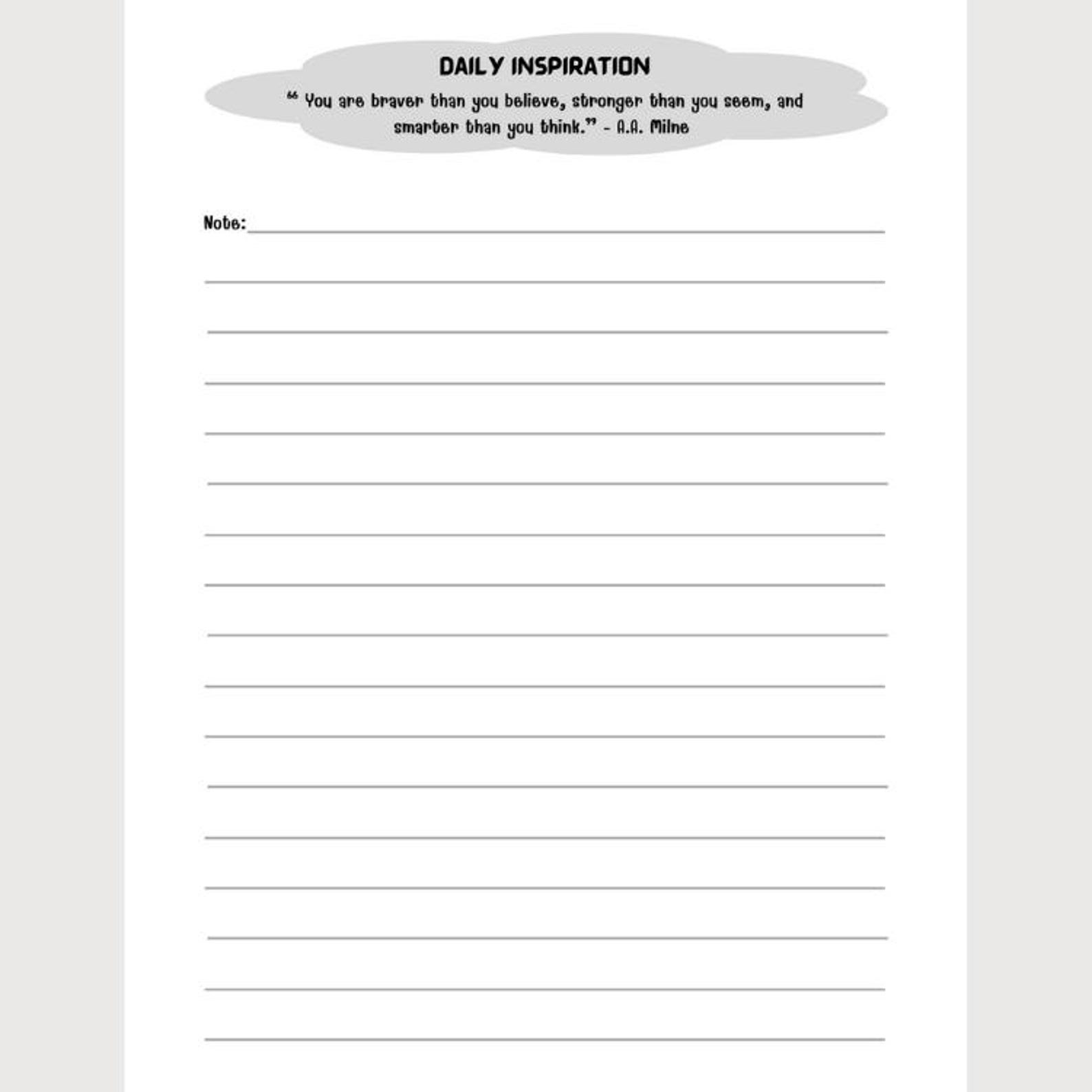 Printable Teen Mood Tracker & Journal Prompts: Daily Check-in for ...