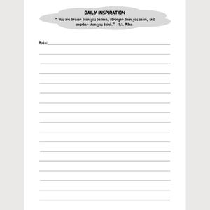 Printable Teen Mood Tracker & Journal Prompts: Daily Check-in for ...