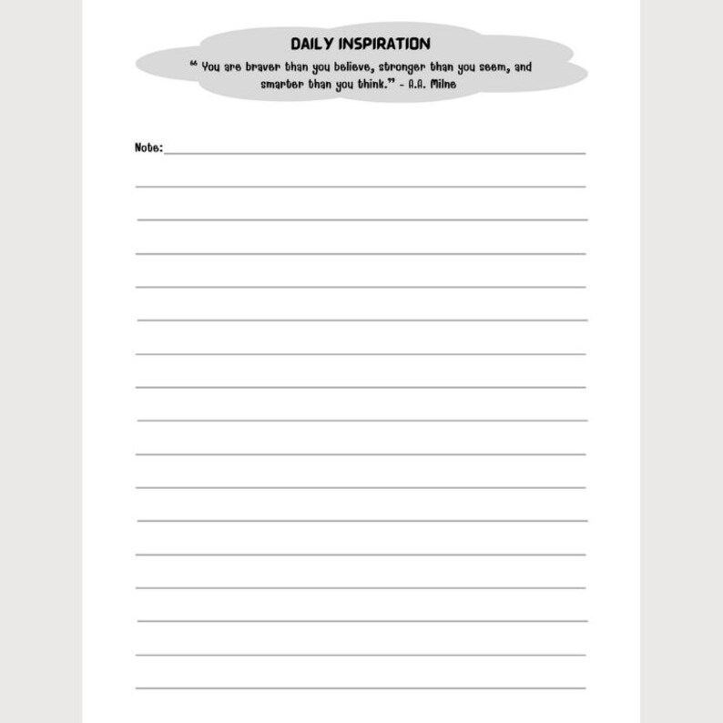 Printable Teen Mood Tracker & Journal Prompts: Daily Check-in for ...