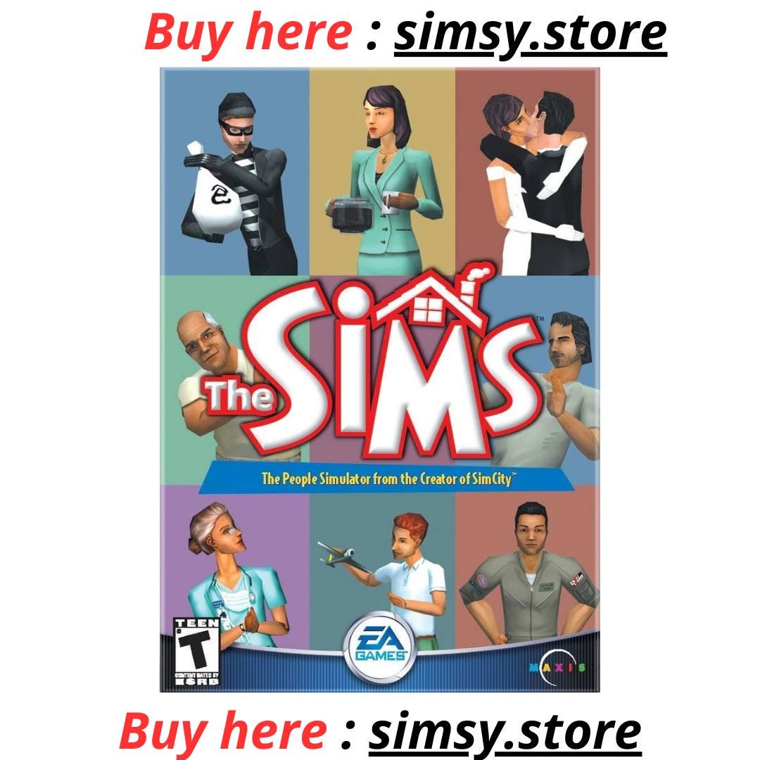 The Sims, Sims 1, the First Sims, Complete PC Game for WINDOWS Digital ...