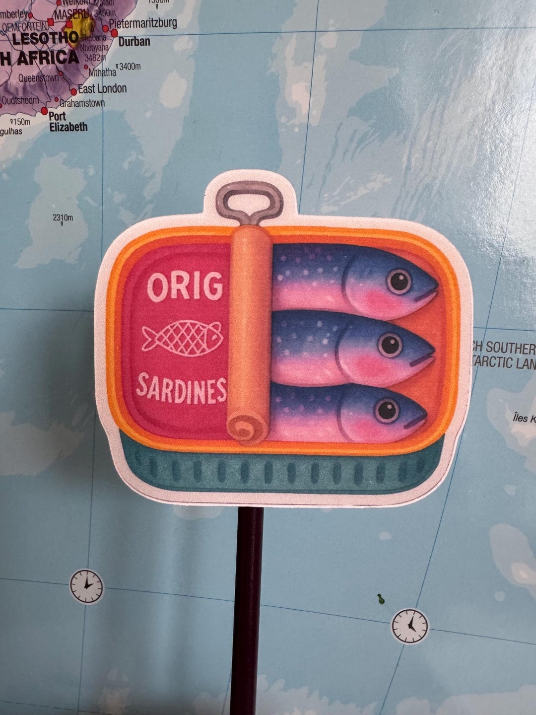 Sardines in a Can Sticker / Cute Vinyl Sticker / Waterproof / Foodie ...