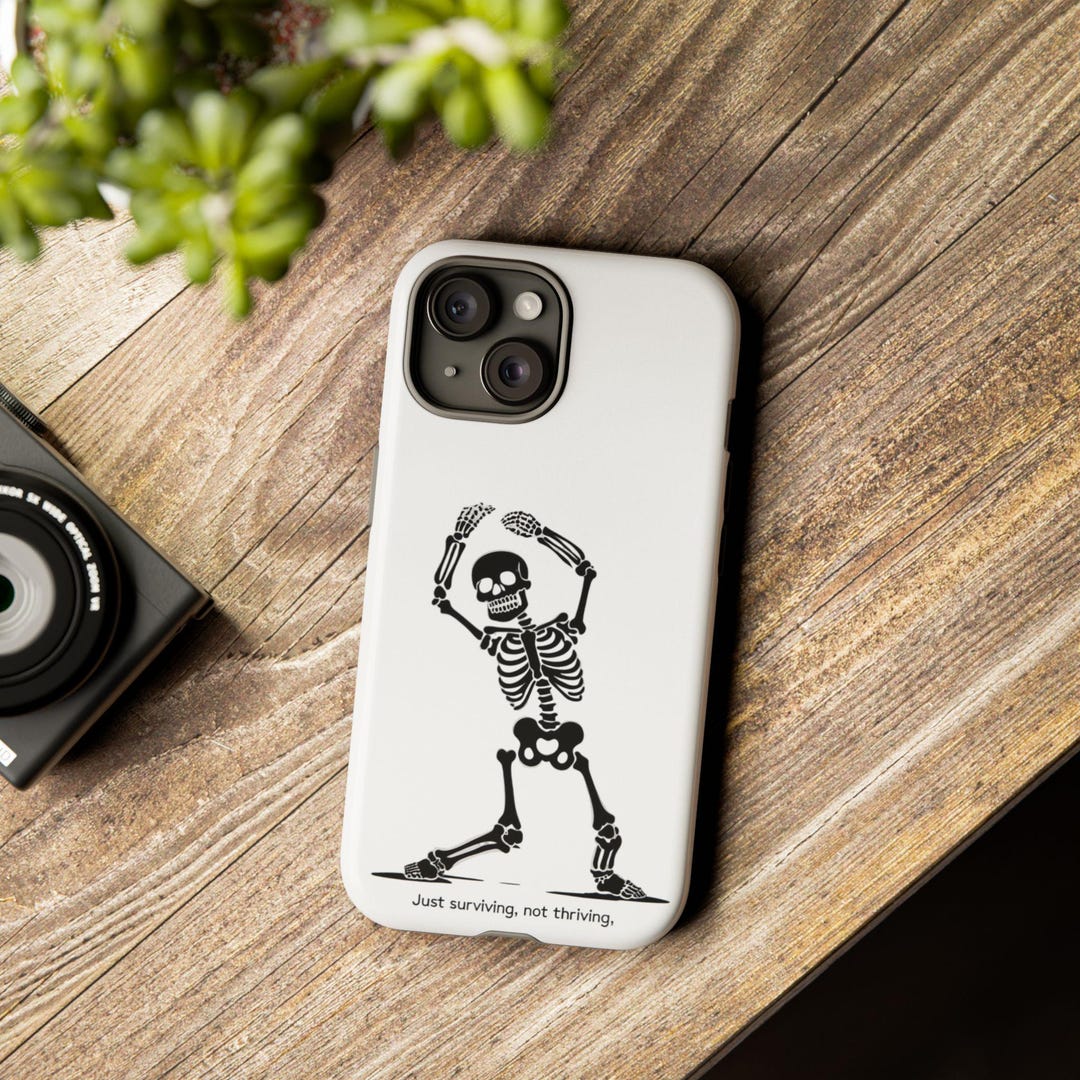 Skeleton Meme Tough Phone Case, Skeleton Phone Cover, Funny Skeleton ...