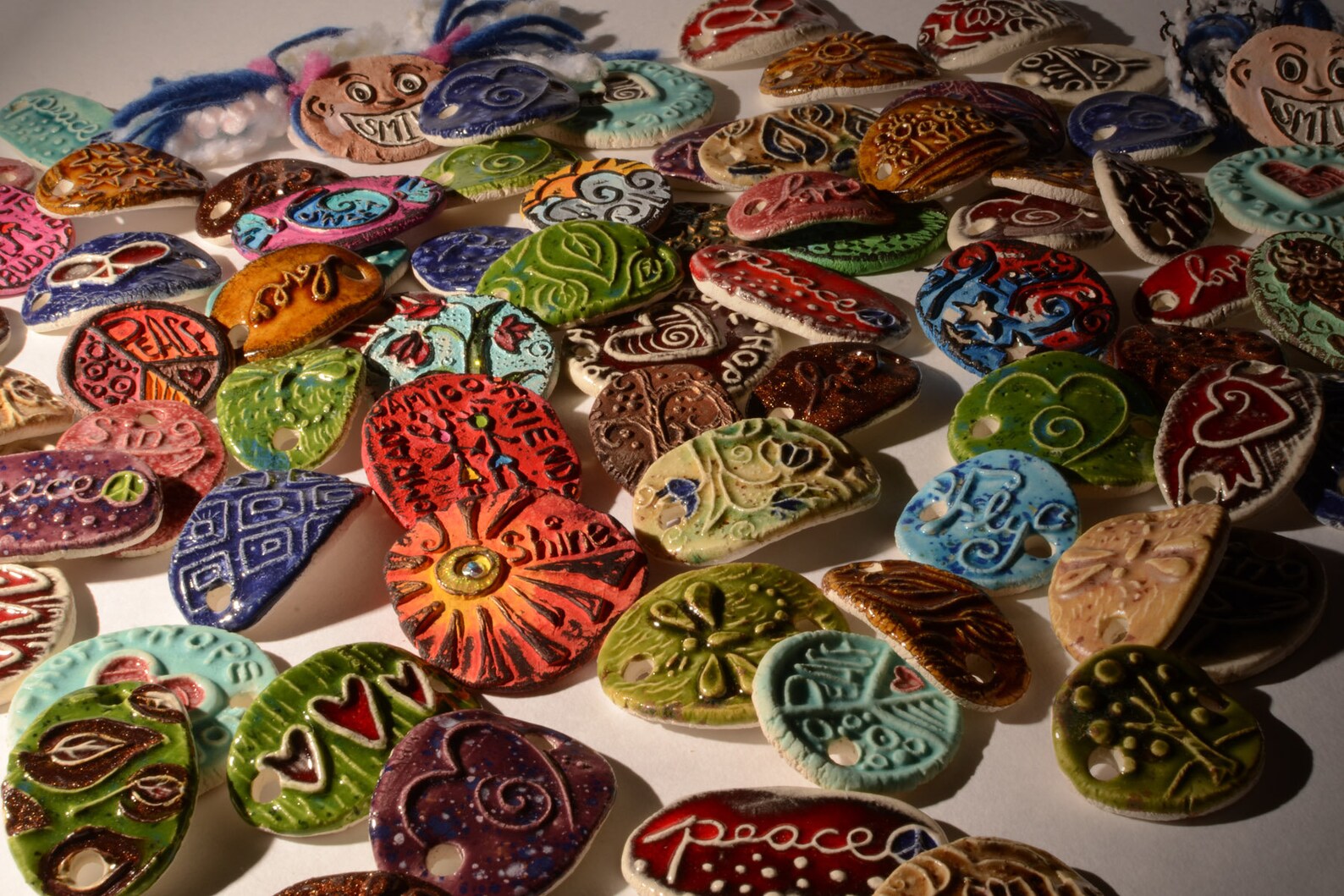 12 Pieces in Color - BULK Pendants, Charms, Beads, Bracelet Bar ...