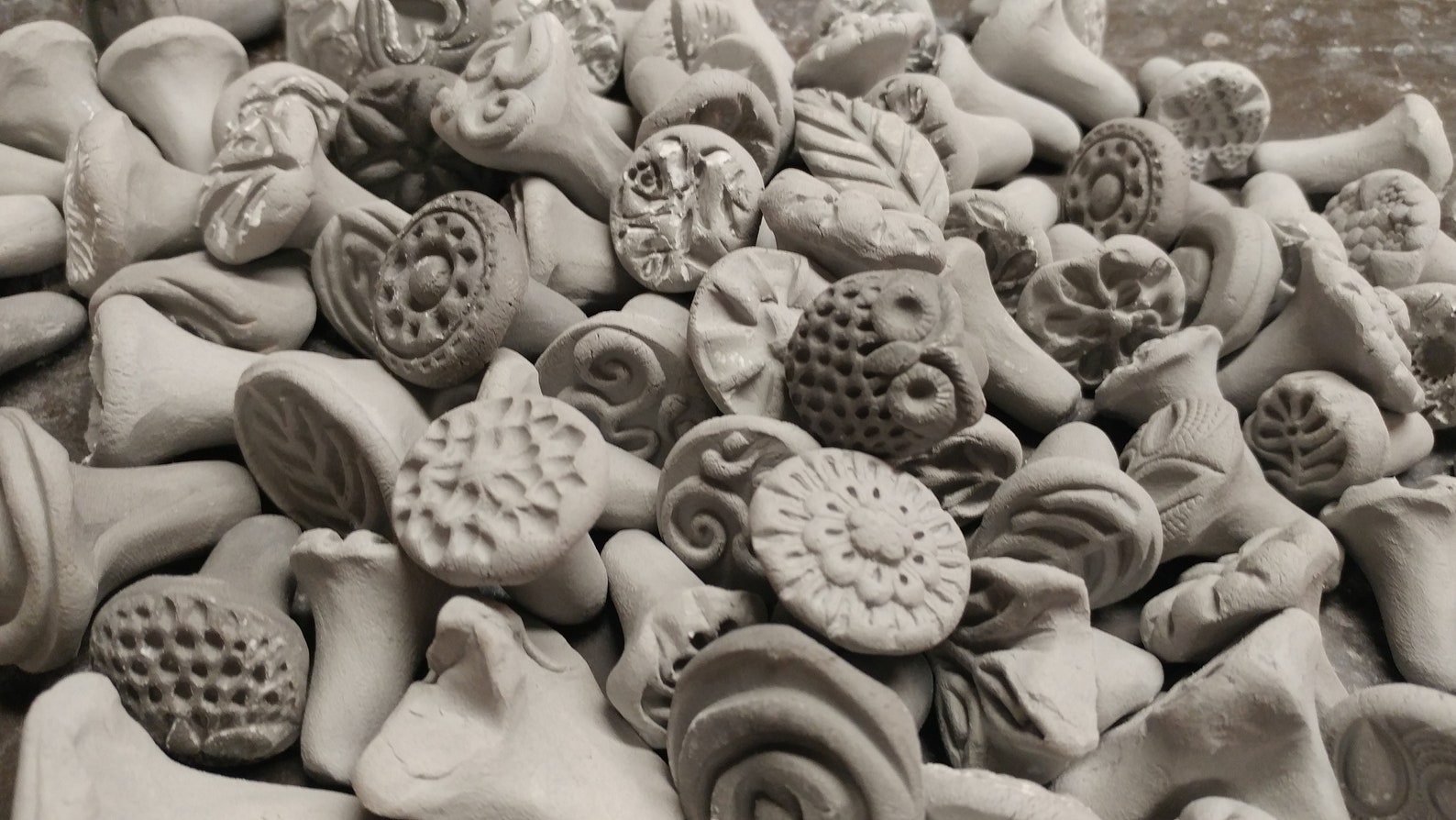 10 TEXTURE STAMPS for CLAY Pmc Fimo and More Many | Etsy