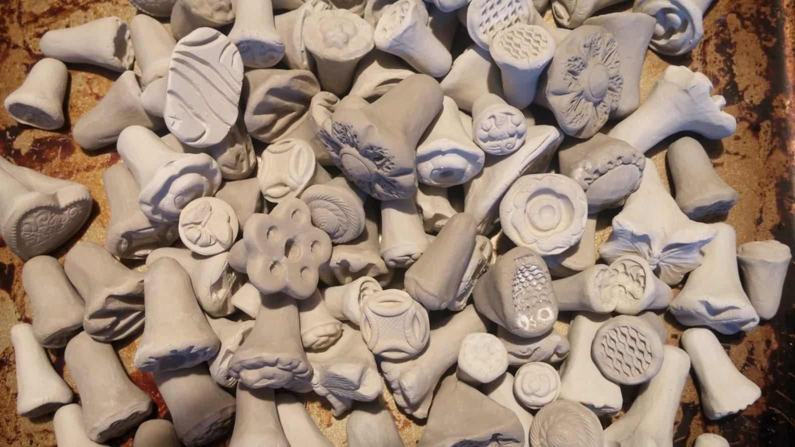 10 TEXTURE STAMPS for CLAY Pmc Fimo and More Many | Etsy