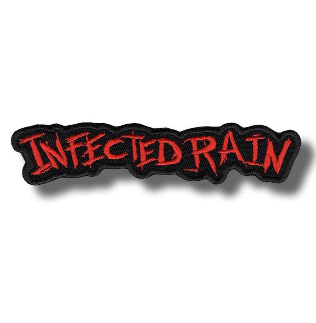 Infected Rain Patch Badge Applique Embroidered Iron on 8fd707 - Etsy