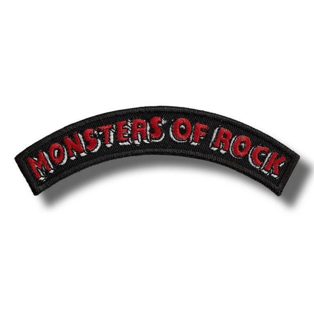 Monsters of Rock Embroidered Patch Badge Iron on Applique 0f04b5 - Etsy