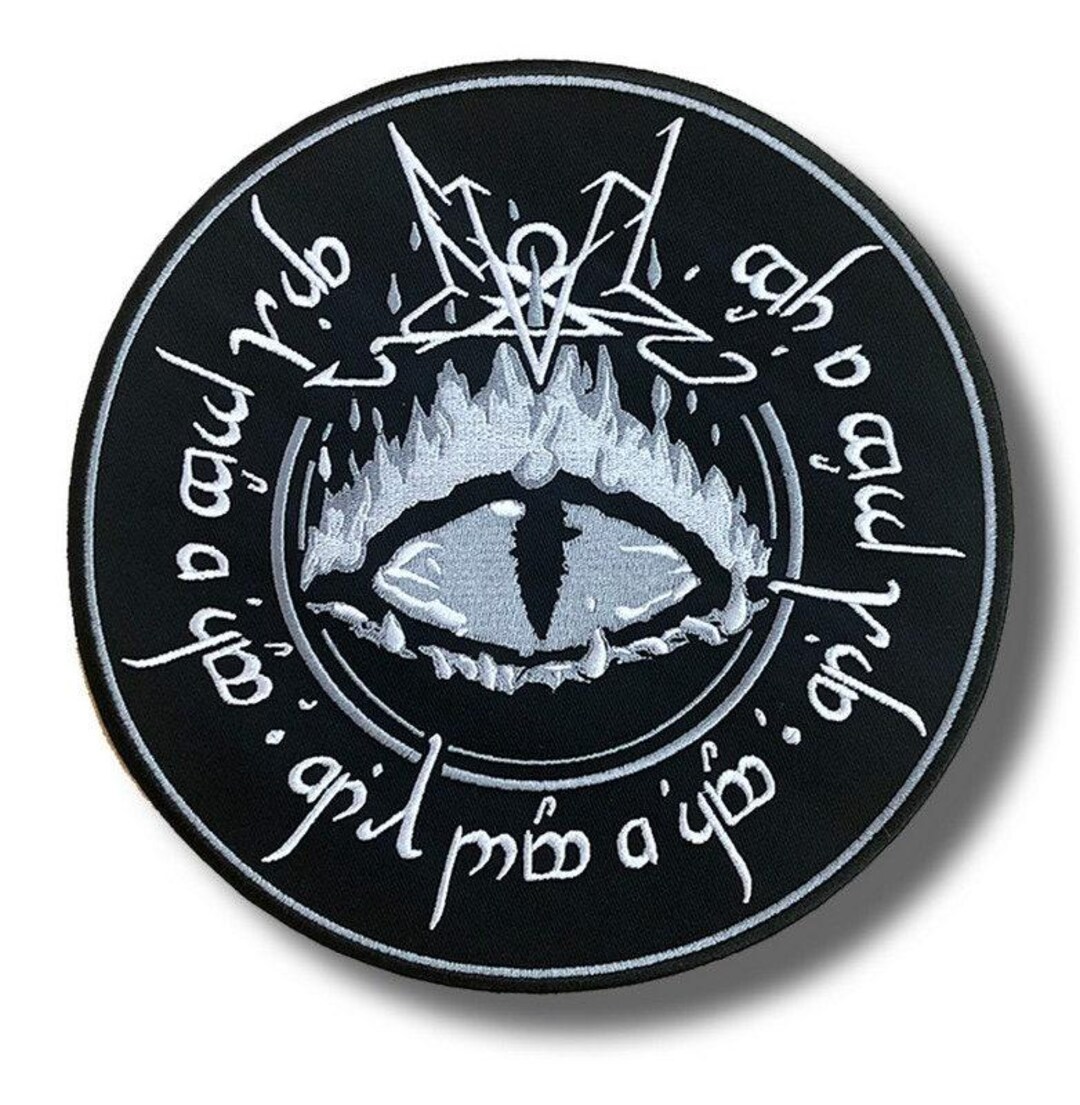 Summoning Eye of Sauron Embroidered Patch Badge Iron on Applique De6f28 - Etsy