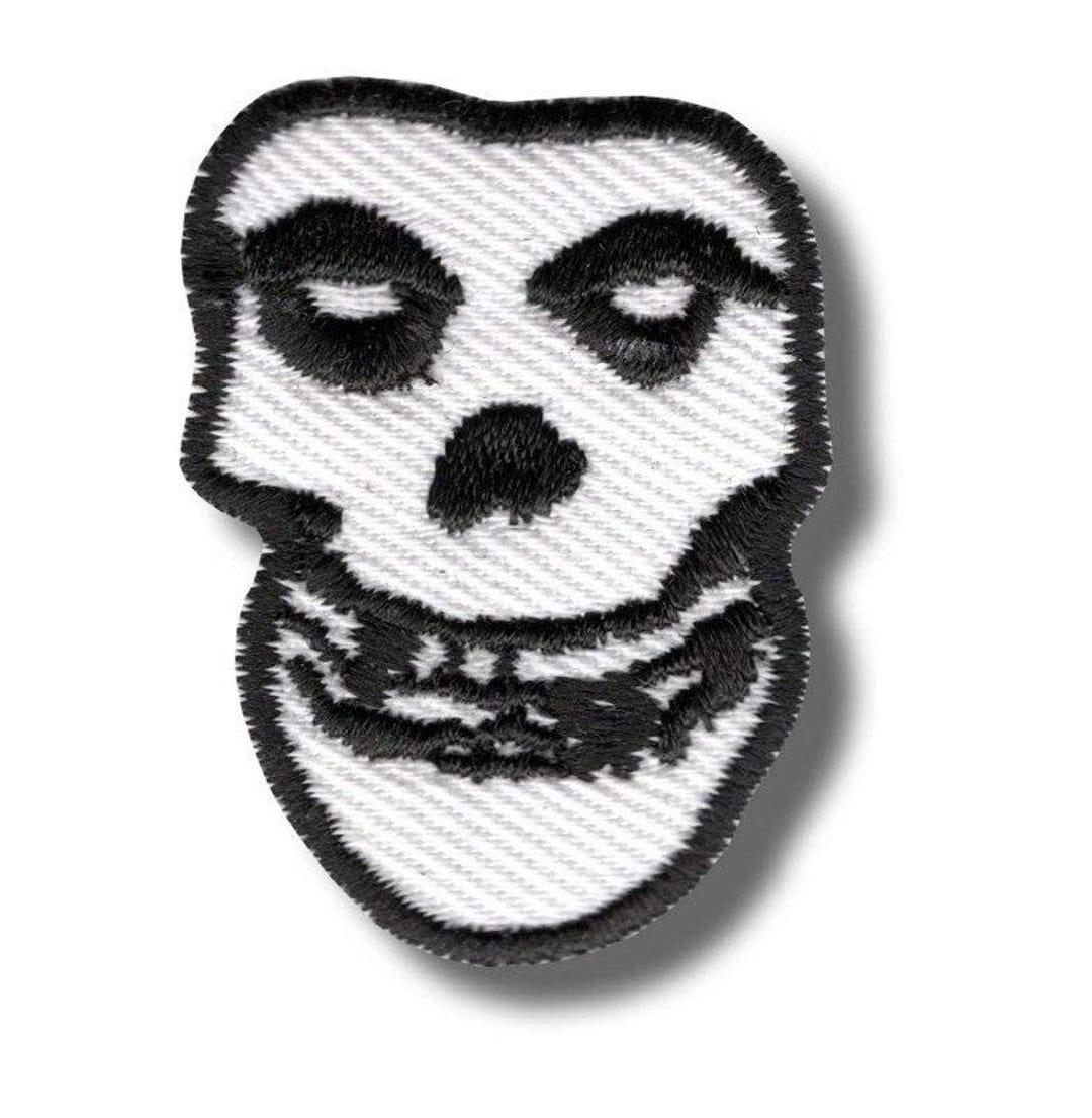Misfits Skull Patch Badge Applique Embroidered Iron on B629a4 - Etsy