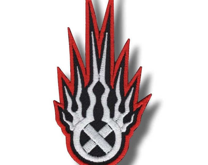 Static X Patch Badge Applique Embroidered Iron on Da14ad - Etsy