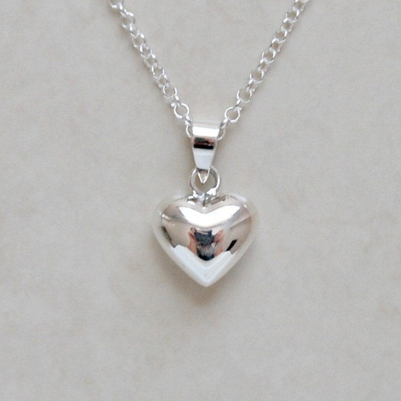 Girls Heart Necklace - Etsy