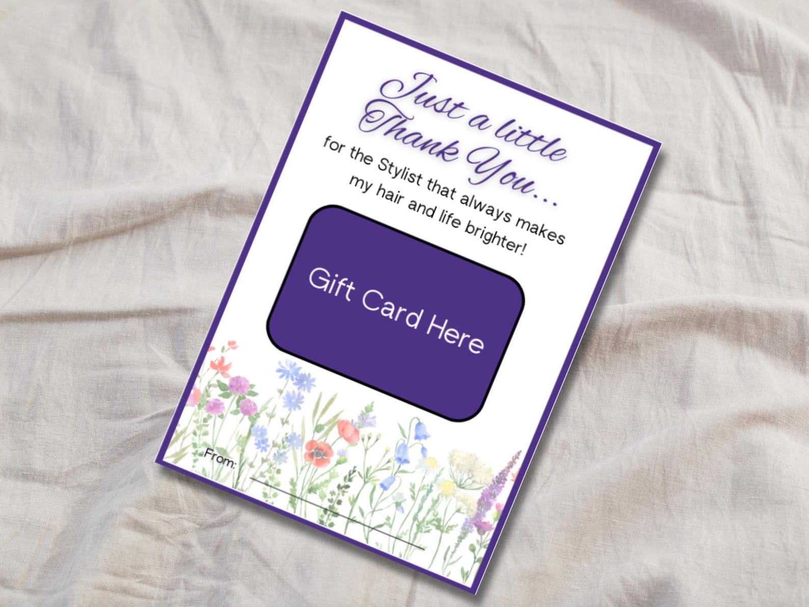 Massage Therapist Gift Card Holder Template (digital Download) - Etsy