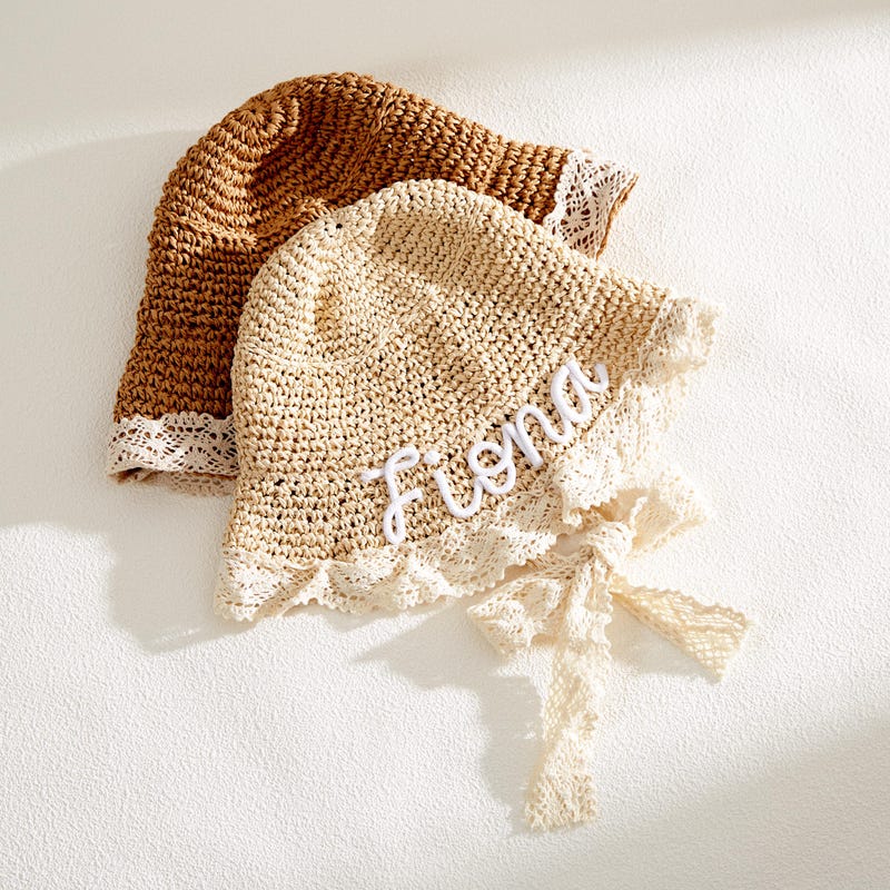 Girls Straw Hat - Etsy