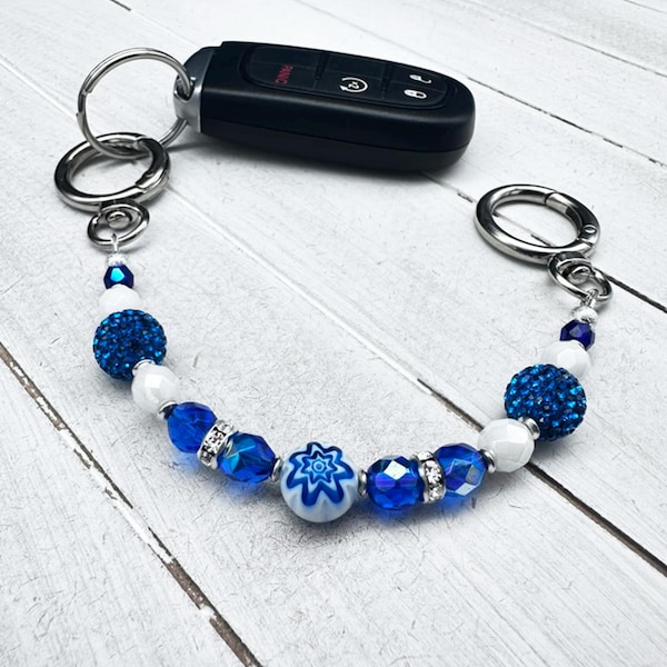 Beaded Keychain - Etsy