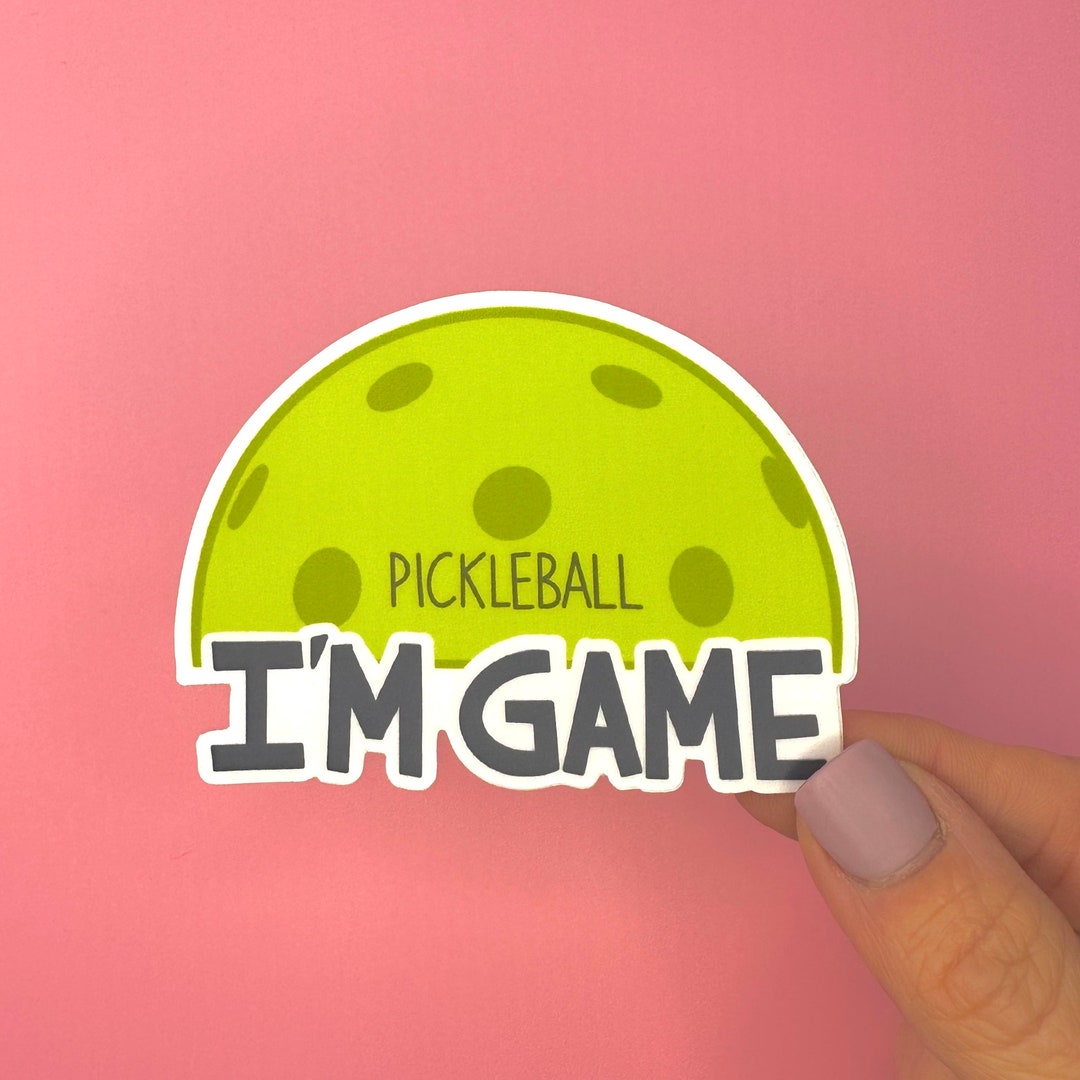 Pickleball Vinyl Sticker | Pickleball Player Sticker Gift | Pickleball ...