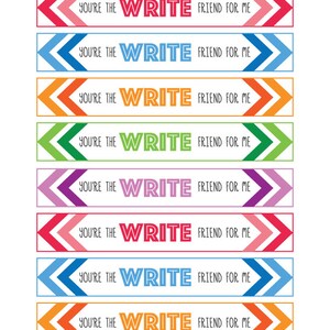 You're the WRITE Friend for Me - Printable Pencil Valentine - Kids ...