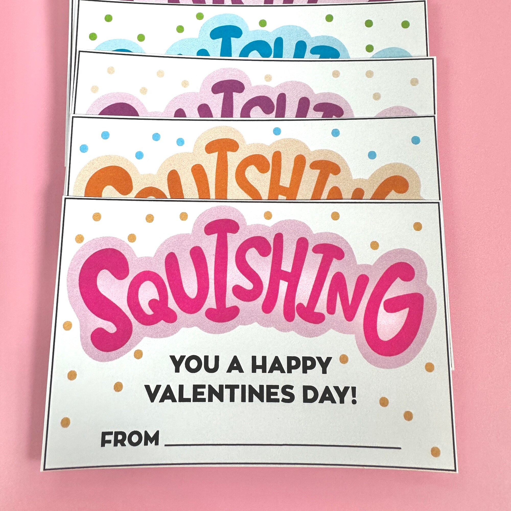 Squishy Kawaii Mochi Toy Printable Valentine Kids School Classroom ...