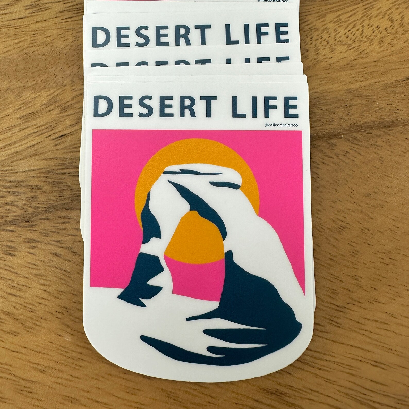 Desert Moab Delicate Arch Arches National Park Vinyl Sticker, Delicate ...