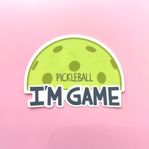 Pickleball Vinyl Stickers Bundle Ultimate Pickleball Sticker - Etsy
