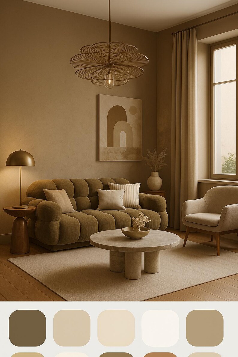 25 Earthy Neutral Color Palettes for Interiors – Digital Download With ...