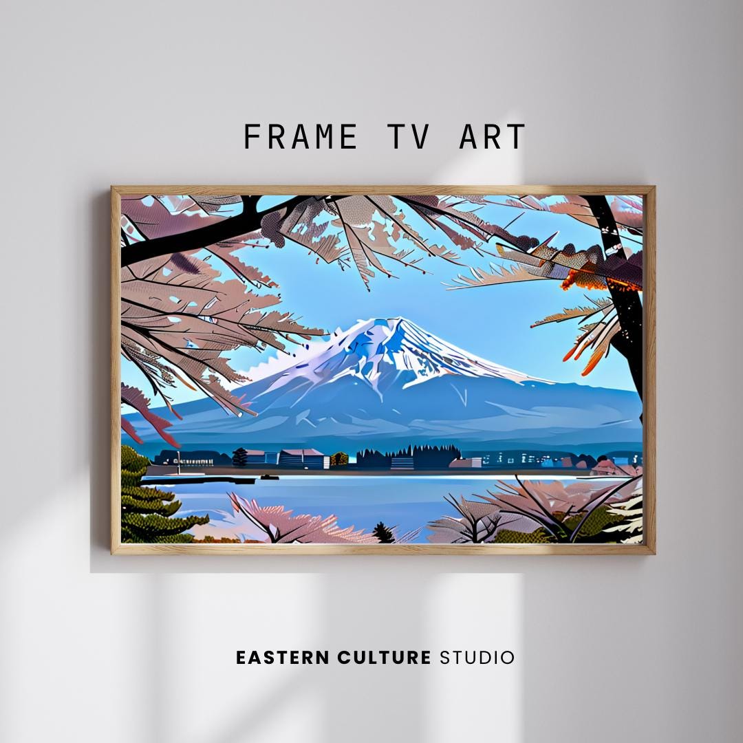 Mt. Fuji Frame TV Art – Japanese Landscape (digital Download) - Etsy