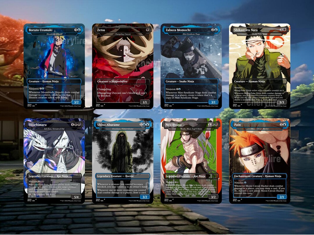 Naru.to Commander Deck ver 2 Custom Naruto Proxy Deck Naruto Theme Deck ...