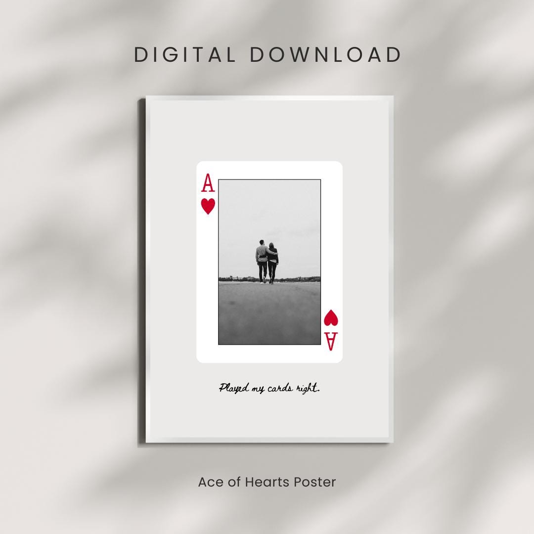 Custom Playing Card Print - Digital Template - Etsy