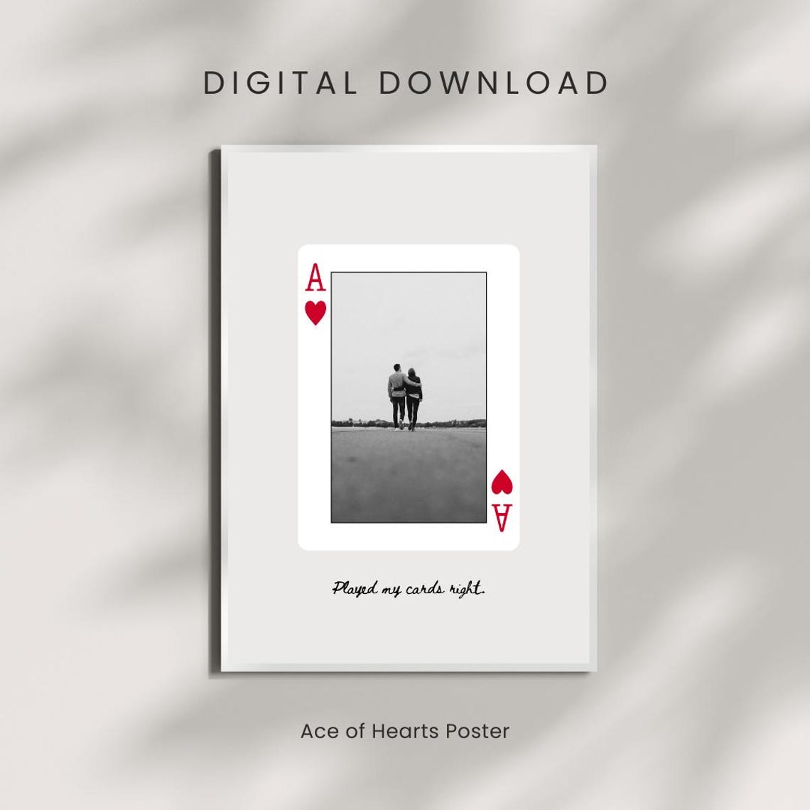 Custom Playing Card Print - Digital Template - Etsy