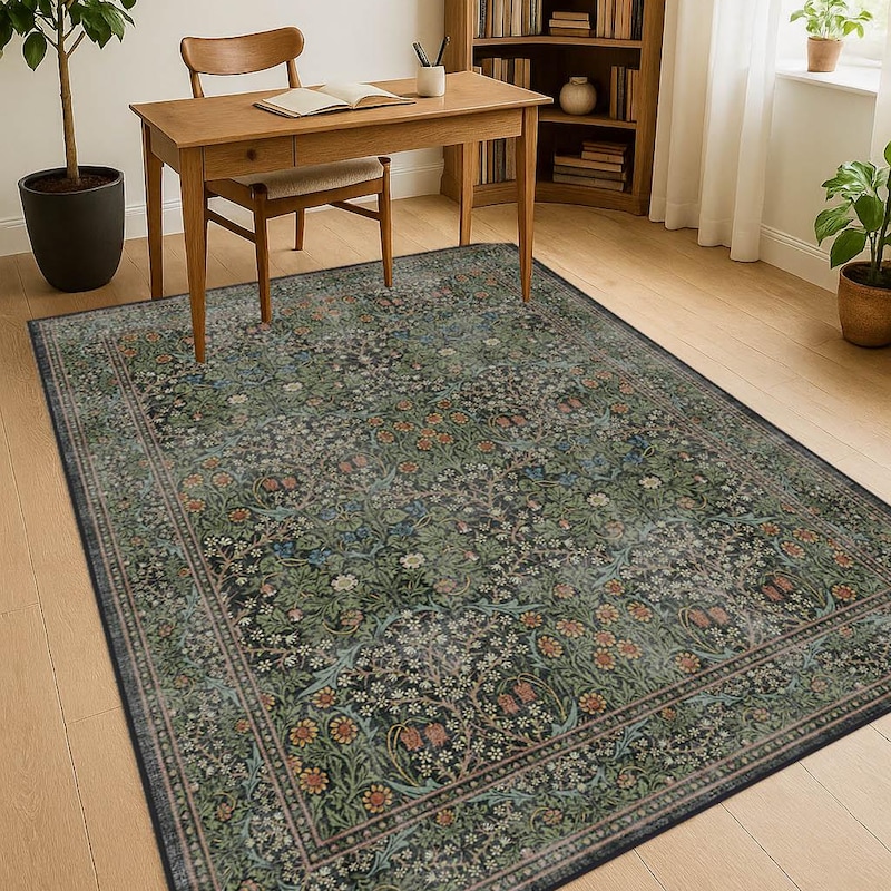 9x6 Green Area Rug - Etsy UK