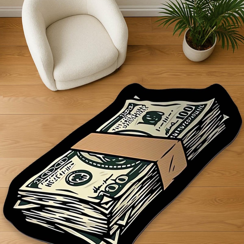Dollars Bill Rug - Etsy